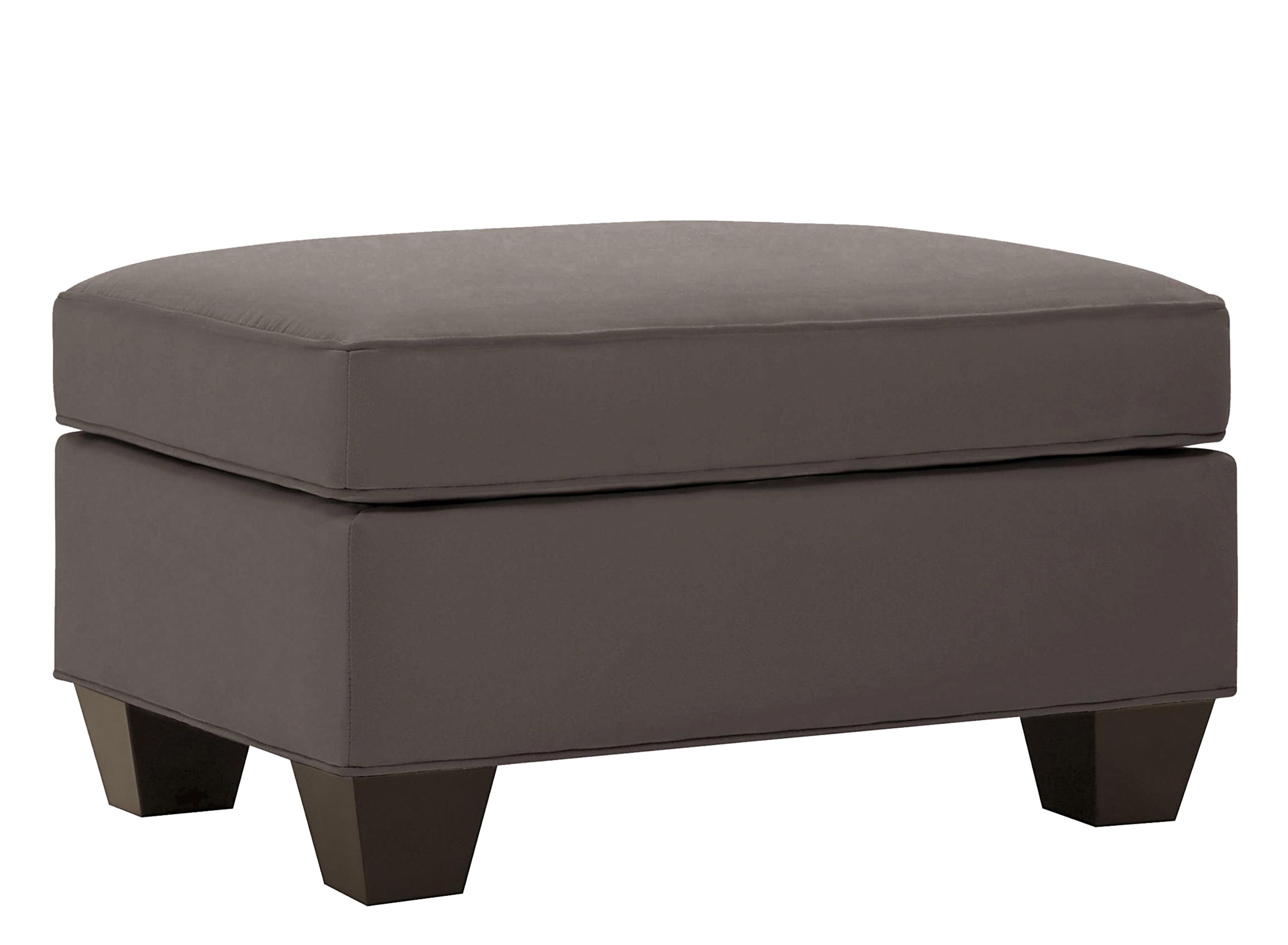Briarwood Microfiber Ottoman | Raymour & Flanigan