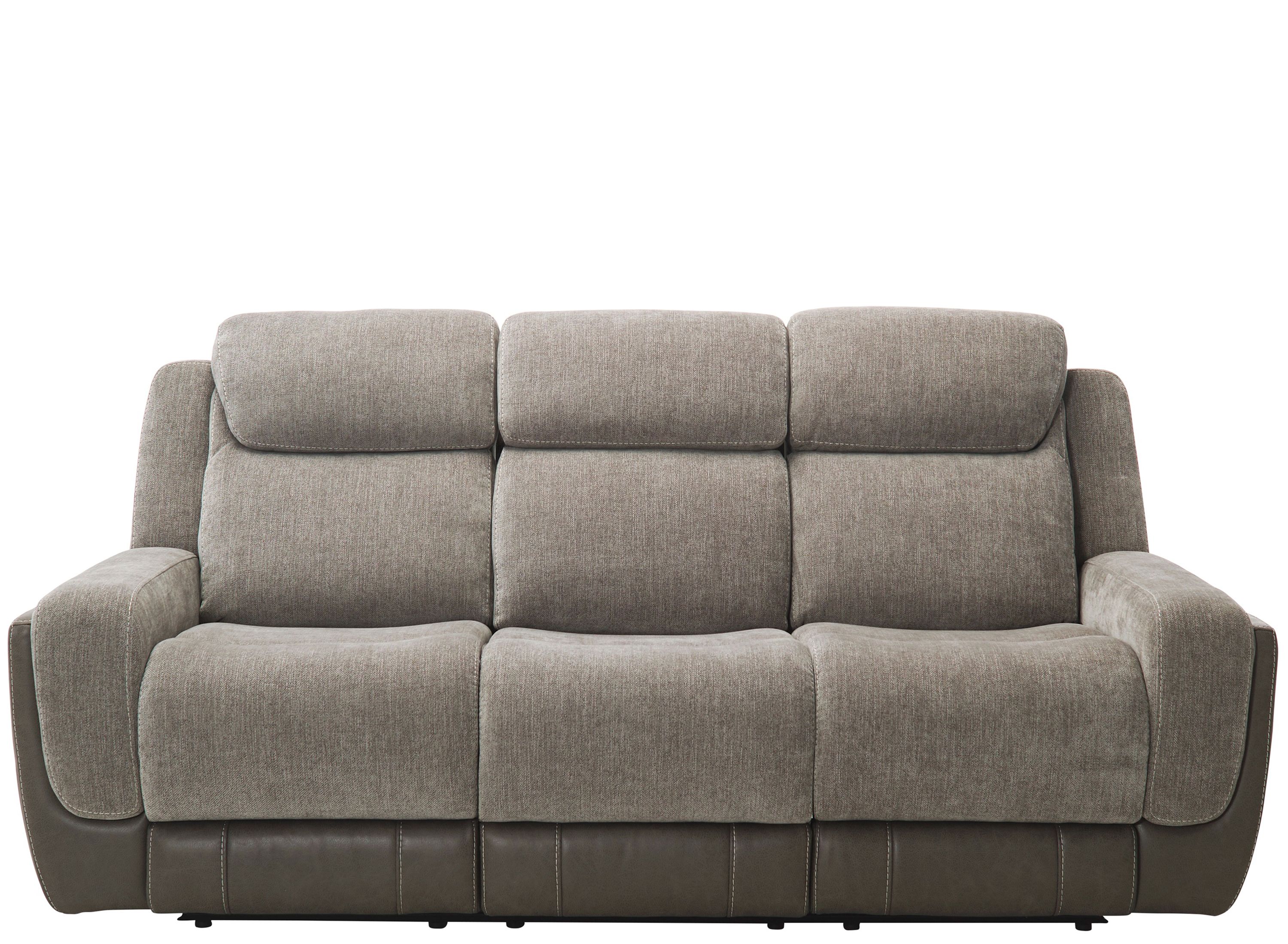 Novah Zero Gravity Power Sofa w/ Power Headrest and Drop Down Table ...