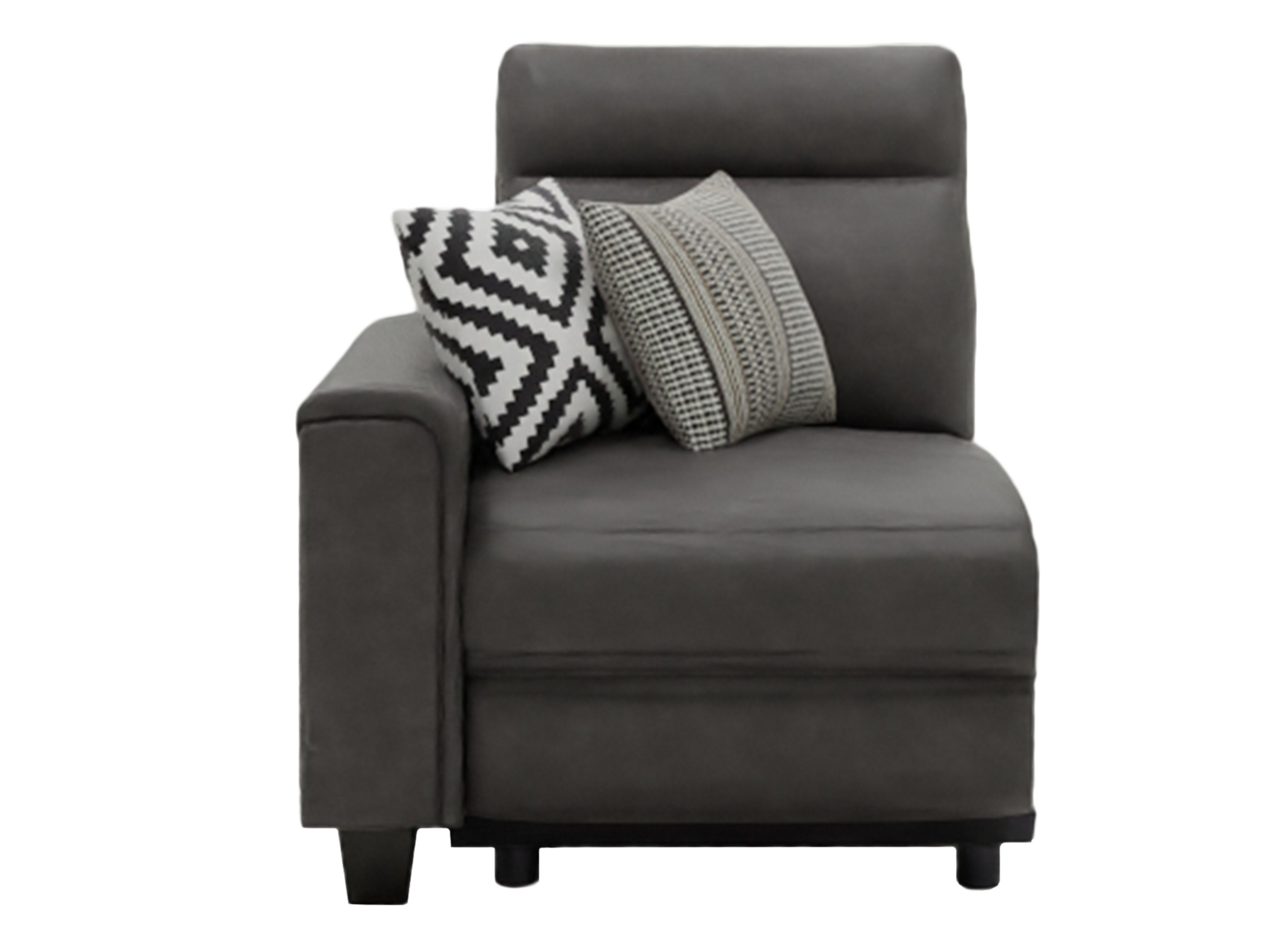 Ace Left Arm Facing Power Recliner w/ Power Headrest | Raymour & Flanigan