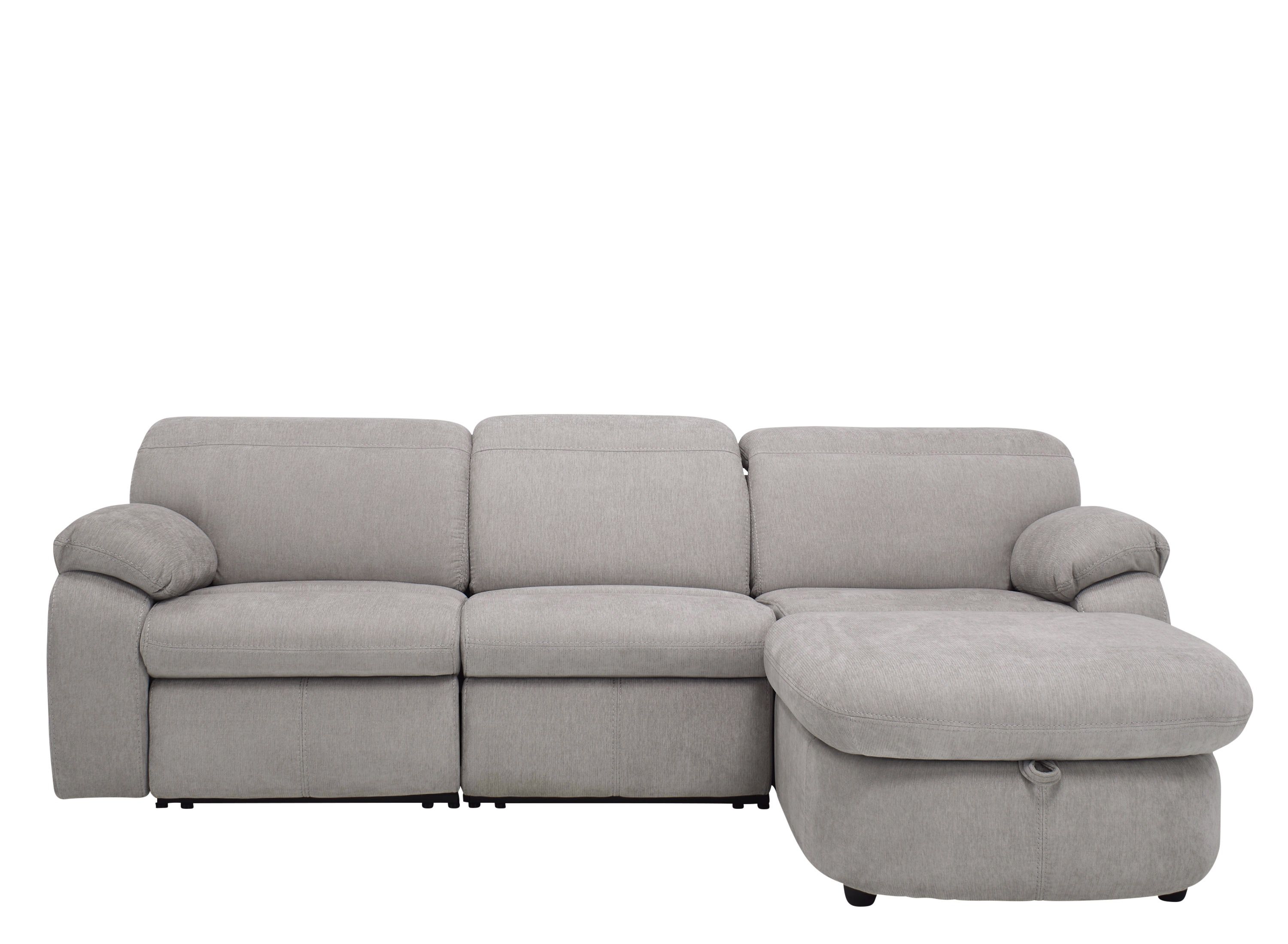 Enbright Microfiber 3-pc. Power-Reclining Sectional | Raymour & Flanigan