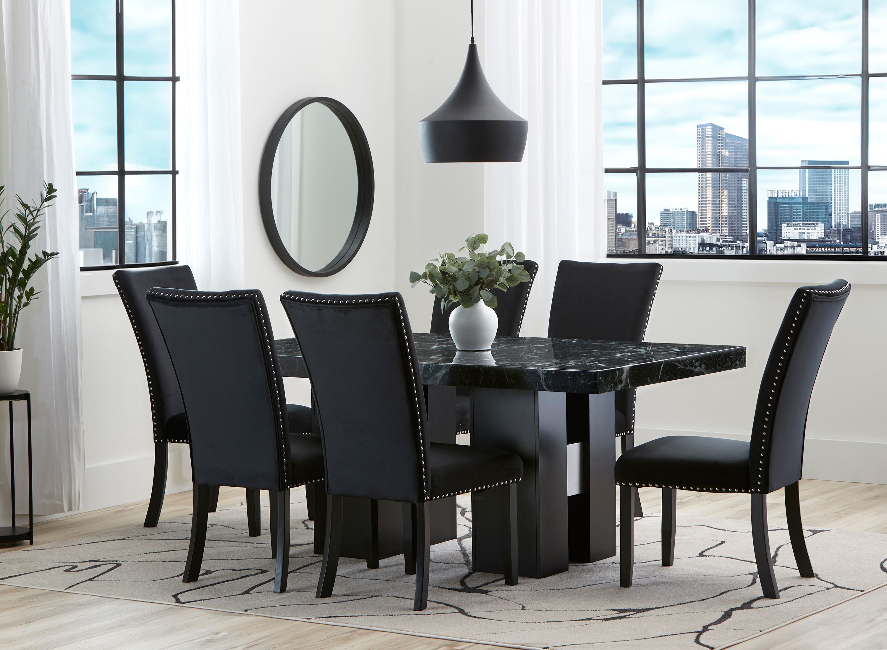 Alaina 7-pc. Dining Set | Raymour & Flanigan