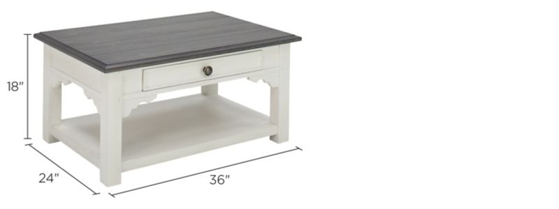 Malia Cocktail Table | Raymour & Flanigan