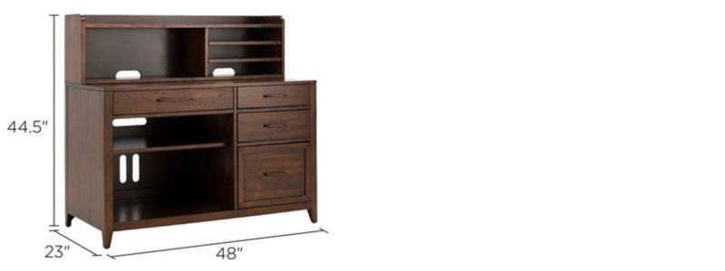 Levinson 2-pc. Computer Credenza | Raymour & Flanigan