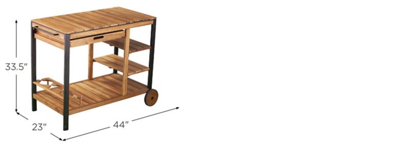 Jameson Outdoor Bar Cart | Raymour & Flanigan