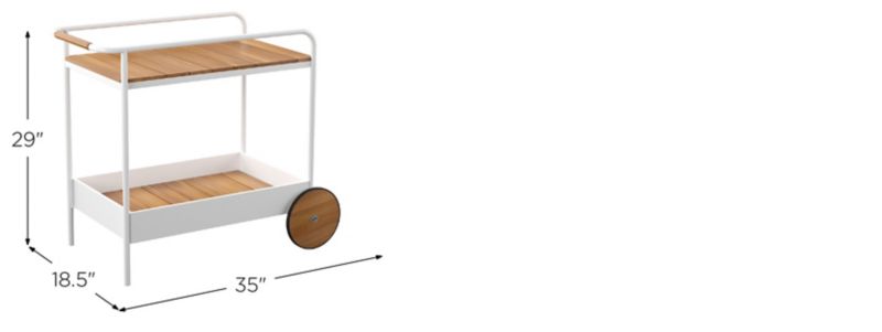 Ladwig Outdoor Serving/Bar Cart | Raymour & Flanigan