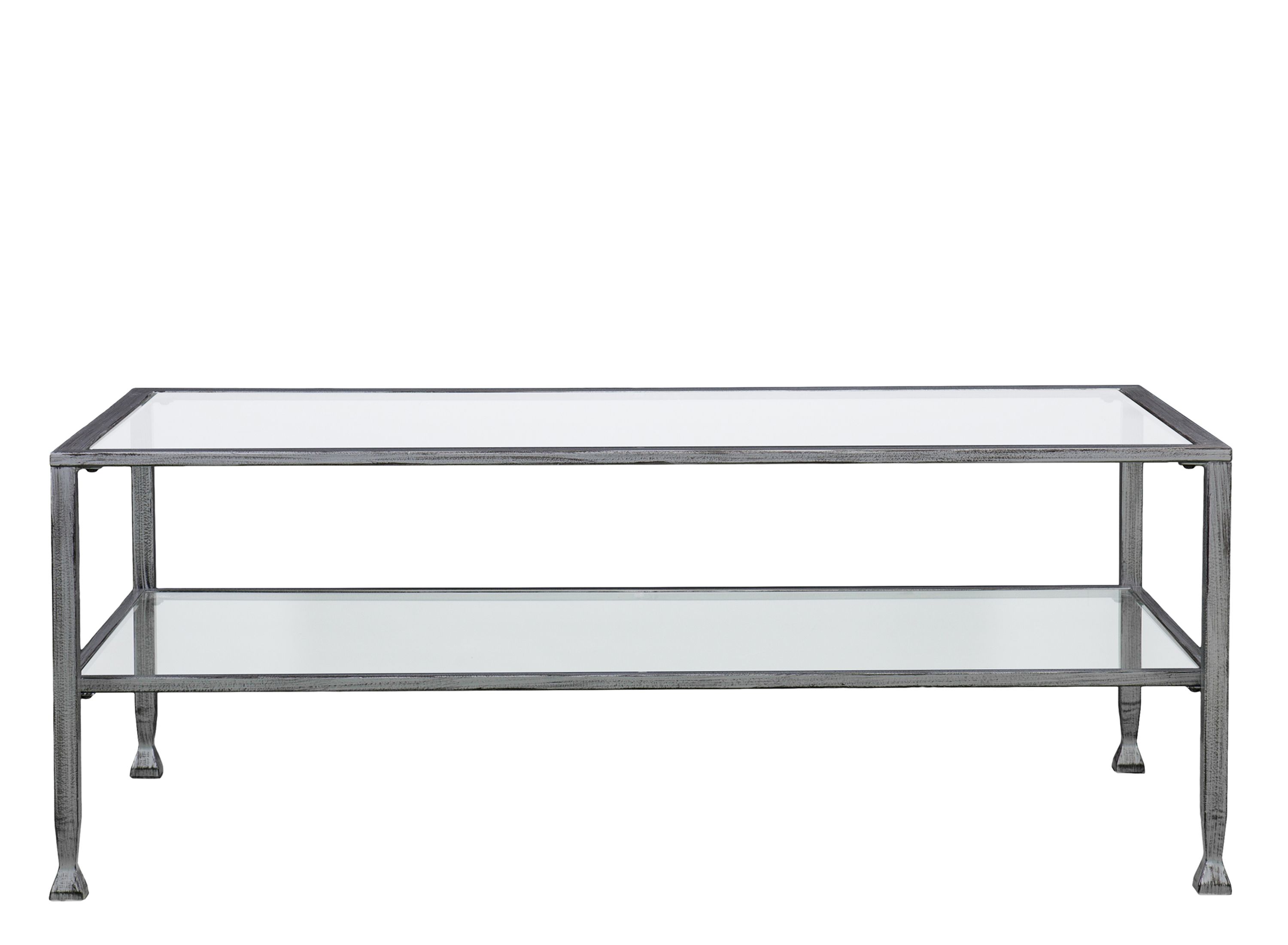 Bexley Metal/Glass Rect Cocktail Table | Raymour & Flanigan