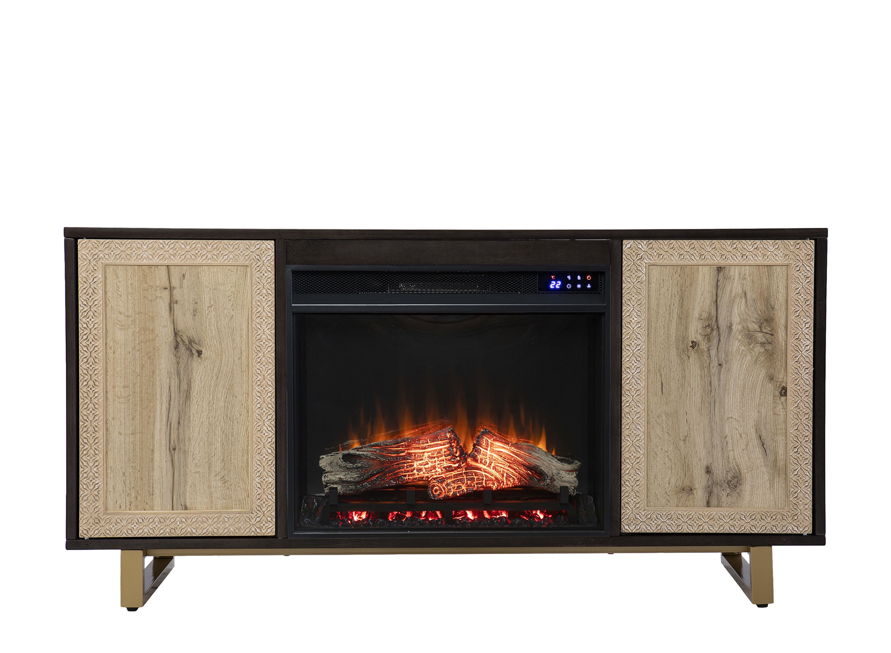 Poynton Touch Screen Fireplace Console | Raymour & Flanigan