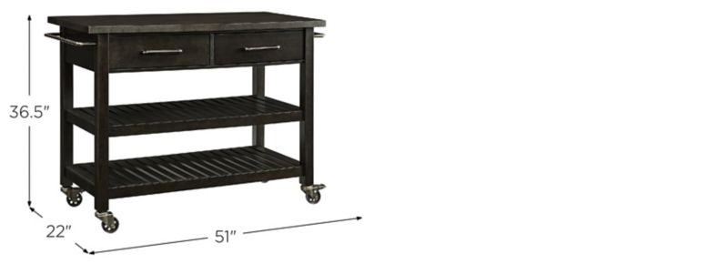 Daley Kitchen Island | Raymour & Flanigan