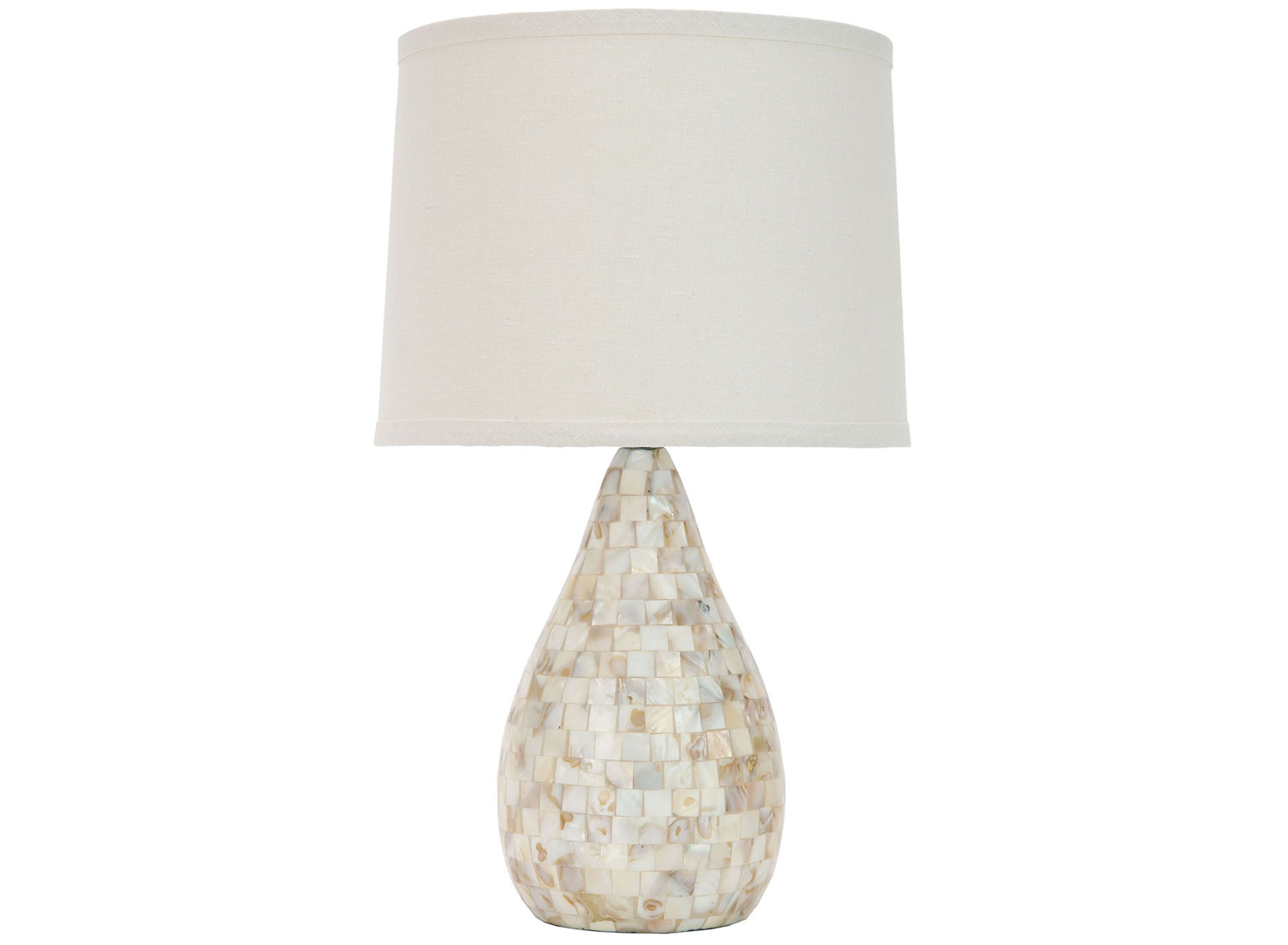 Matrix Ivory Capiz Shell Lamp | Raymour & Flanigan