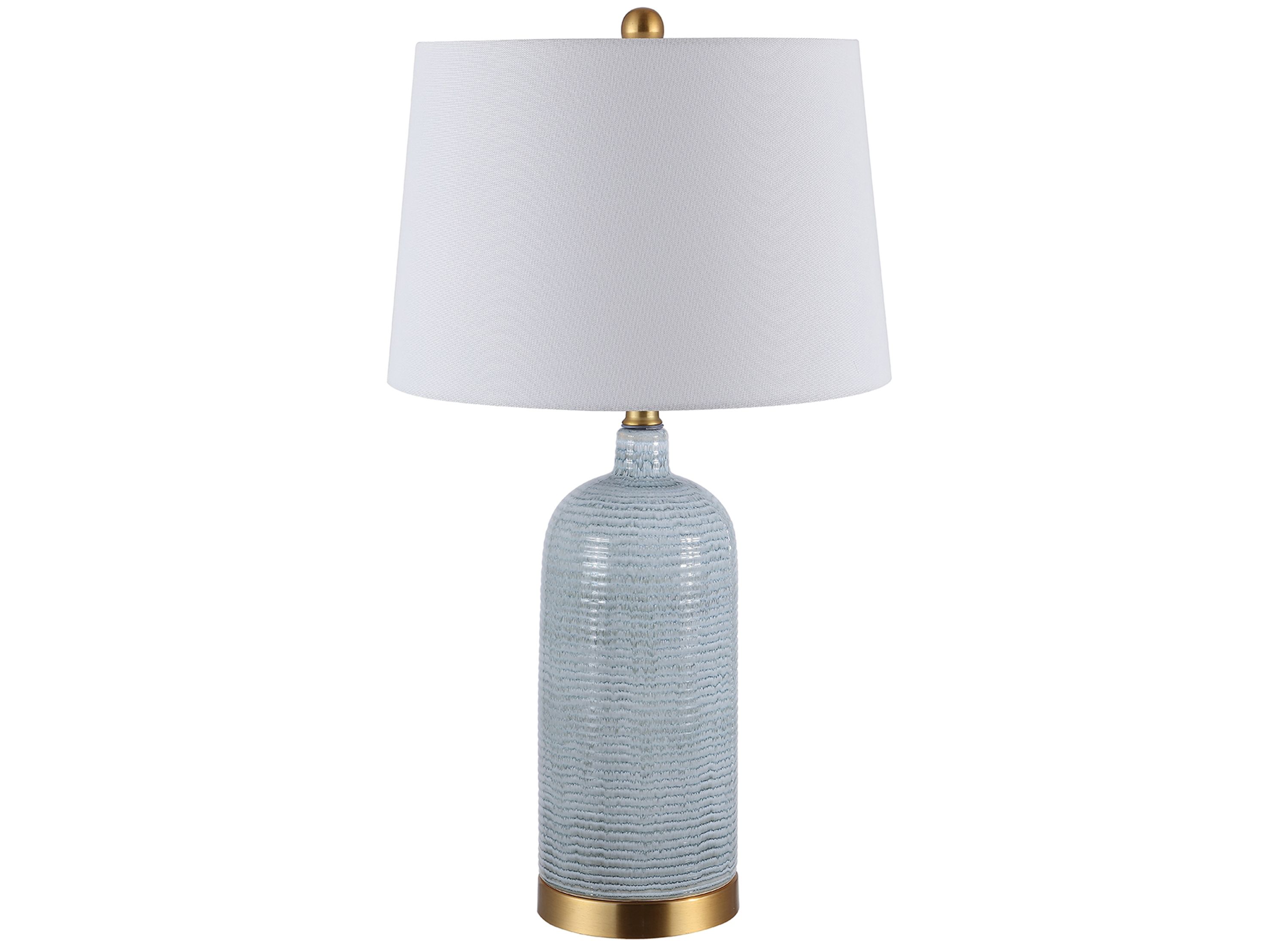 Wade Glass Table Lamp | Raymour & Flanigan