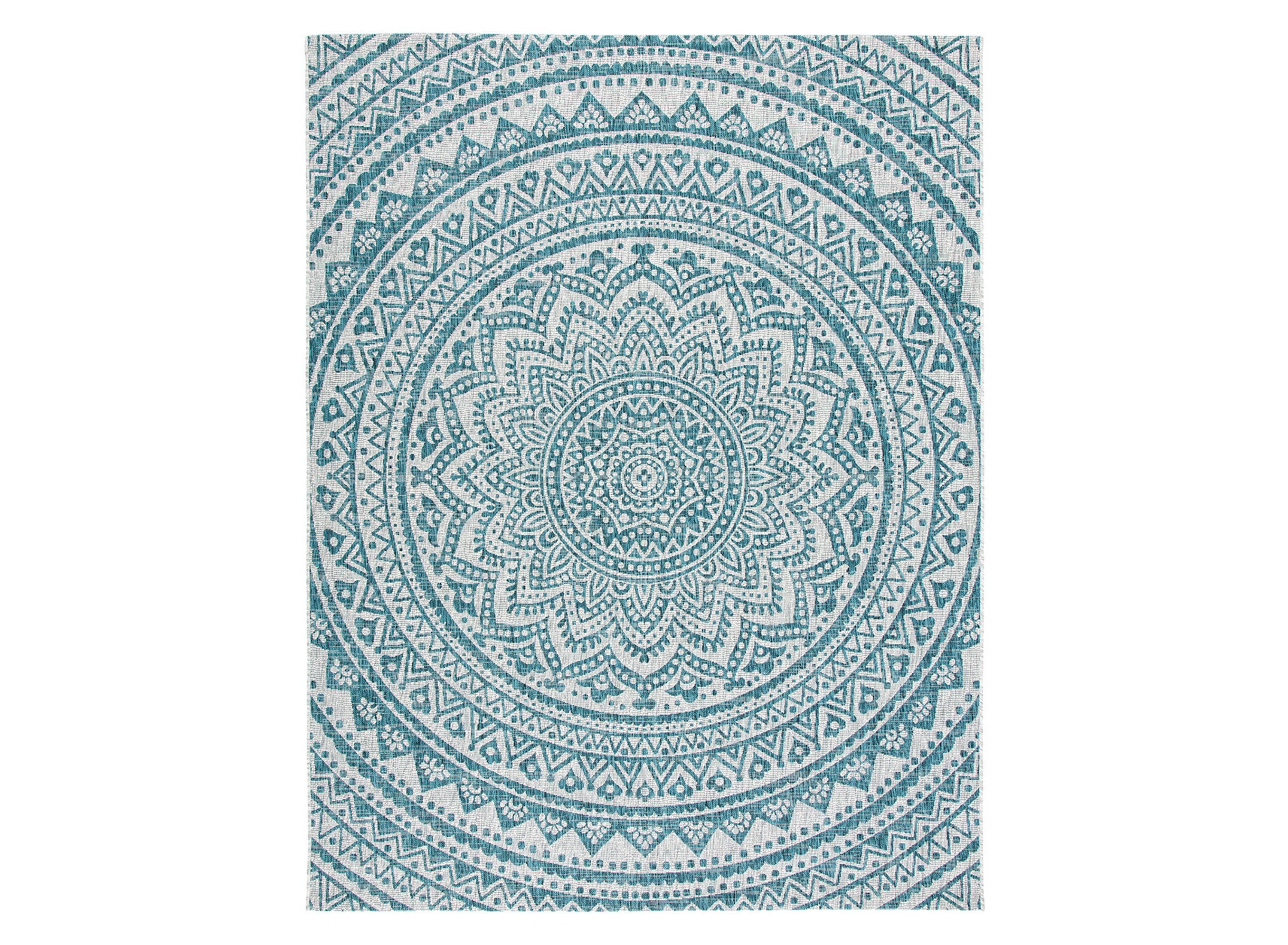 Courtyard Mandala Indoor/Outdoor Area Rug | Raymour & Flanigan ...