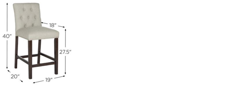 Jones Counter Stool - Set of 2 | Raymour & Flanigan