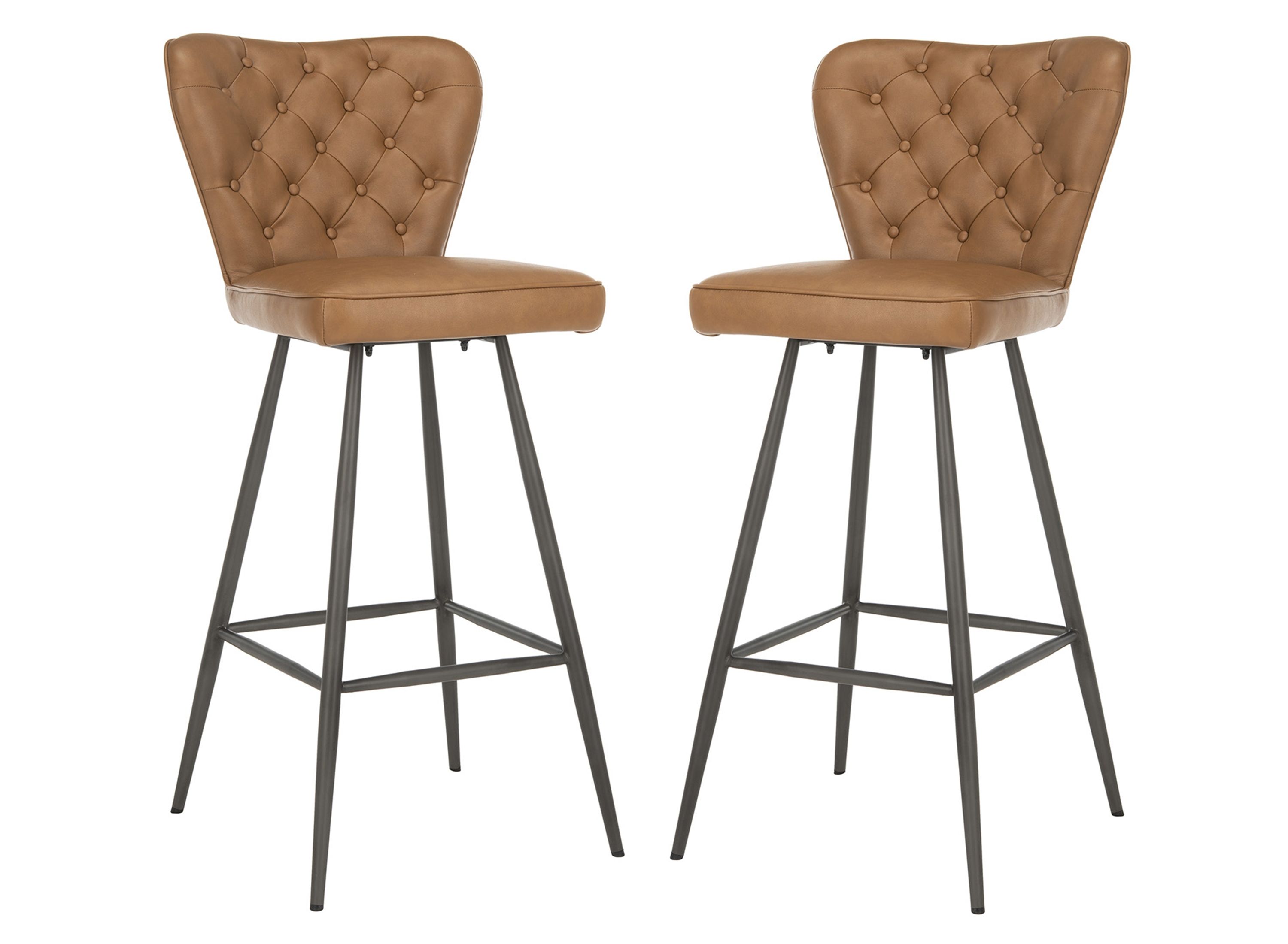Kingford Tufted Bar Stool - Set of 2 | Raymour & Flanigan