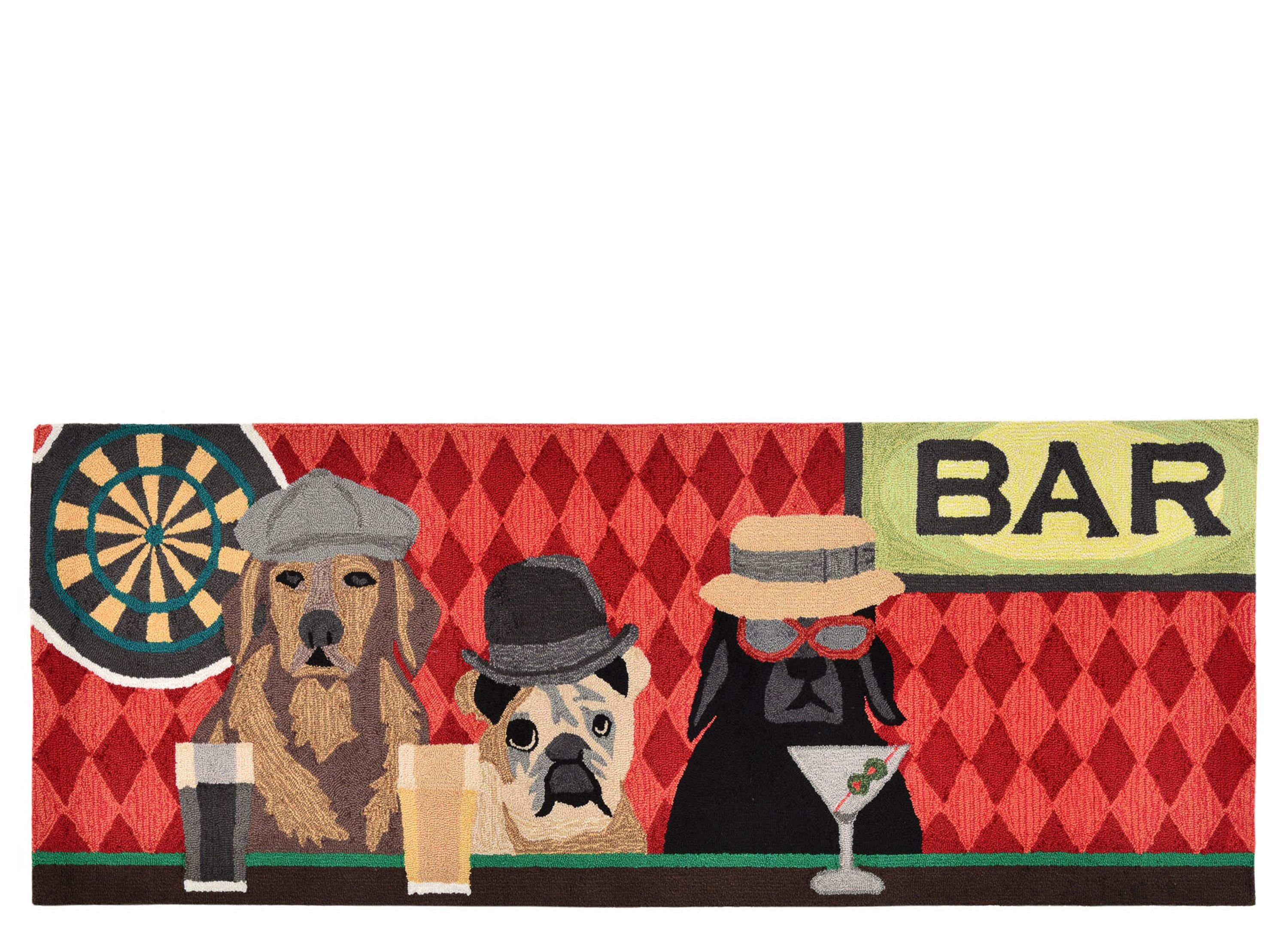 Frontporch Bar Patrol Indoor/Outdoor Area Rug | Raymour & Flanigan