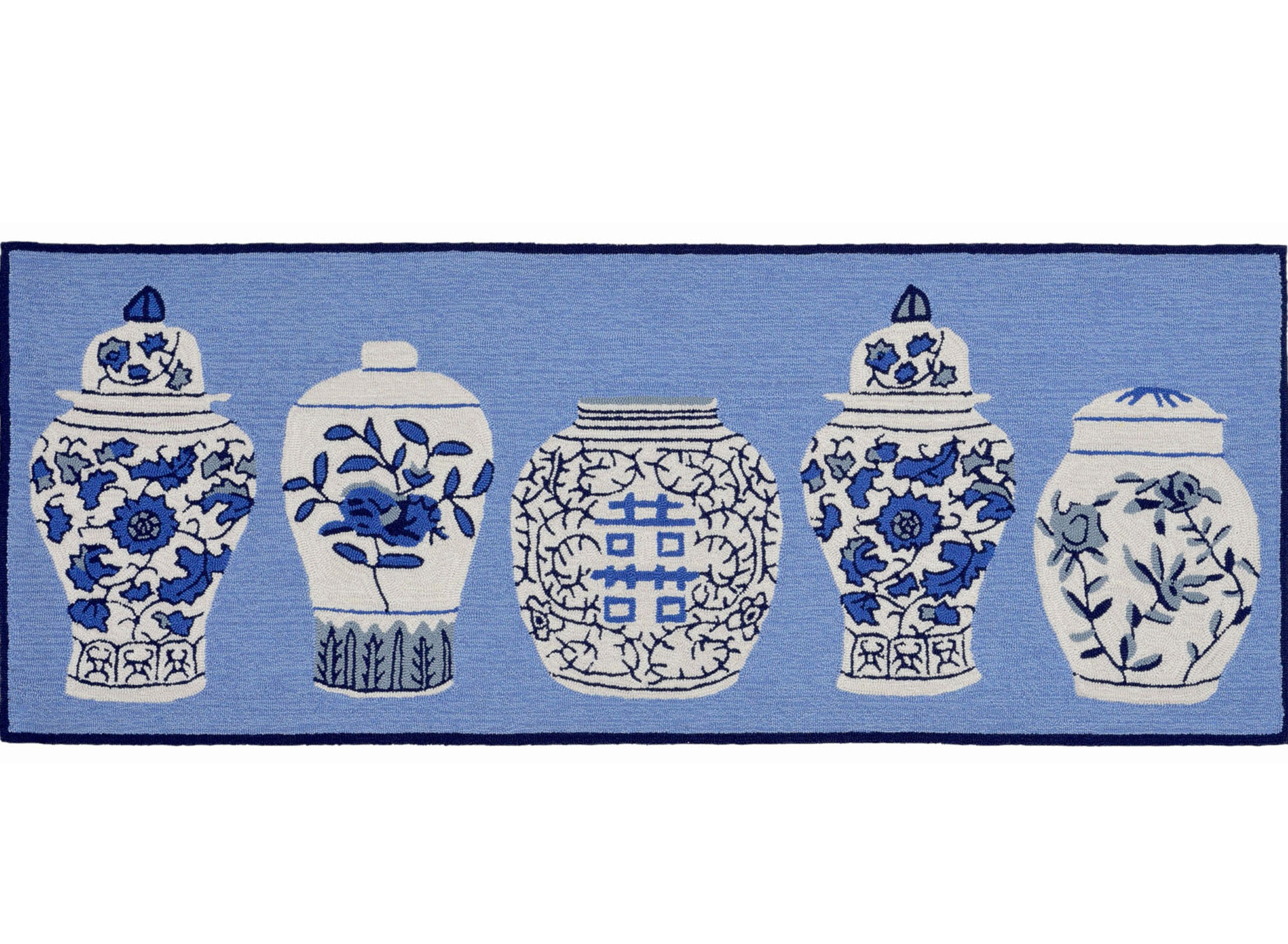 Liora Manne Frontporch Ginger Jars Indoor/Outdoor Rug | Raymour & Flanigan