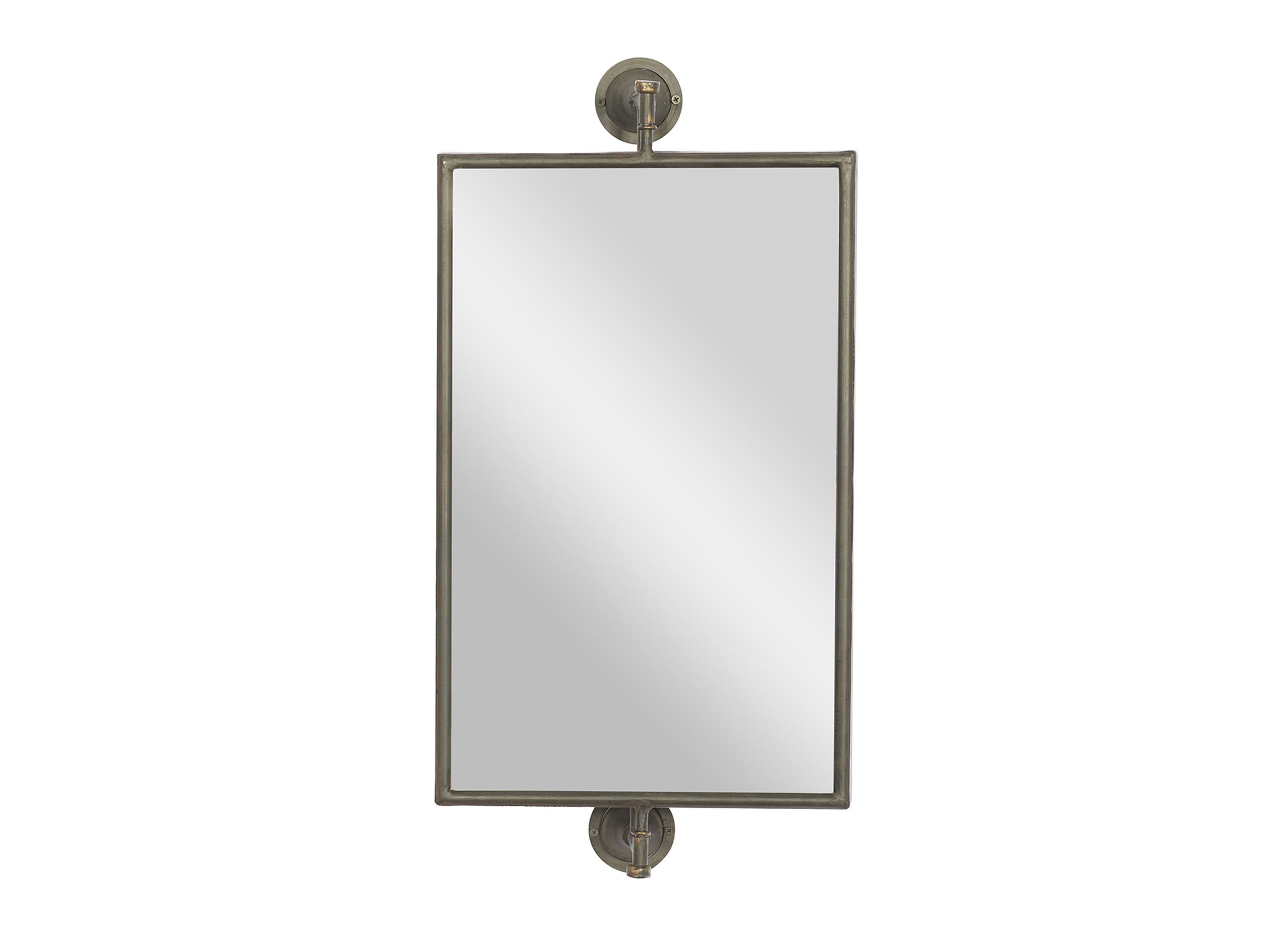 Ivy Collection Black Wood Wall Mirror | Raymour & Flanigan