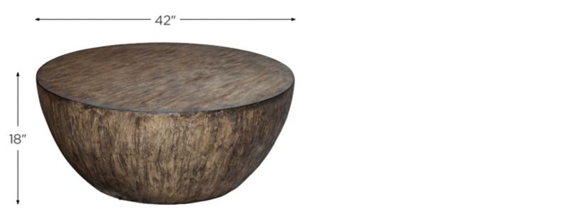 Lark Round Coffee Table | Raymour & Flanigan
