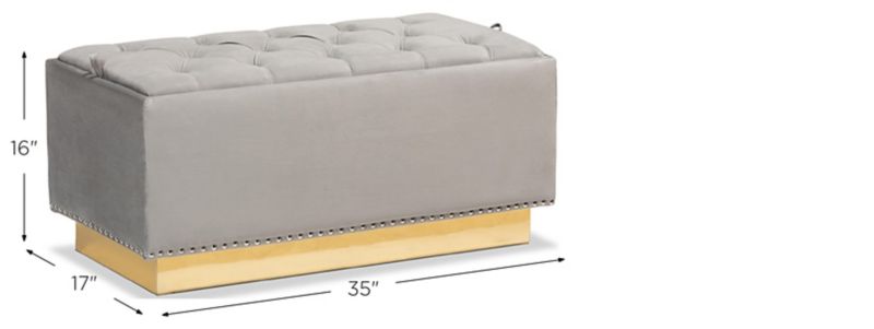 Powell Storage Ottoman | Raymour & Flanigan